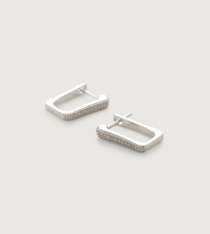 Alta Capture Diamond Link Huggie Earring Set | Jewellery Sets | Monica ...