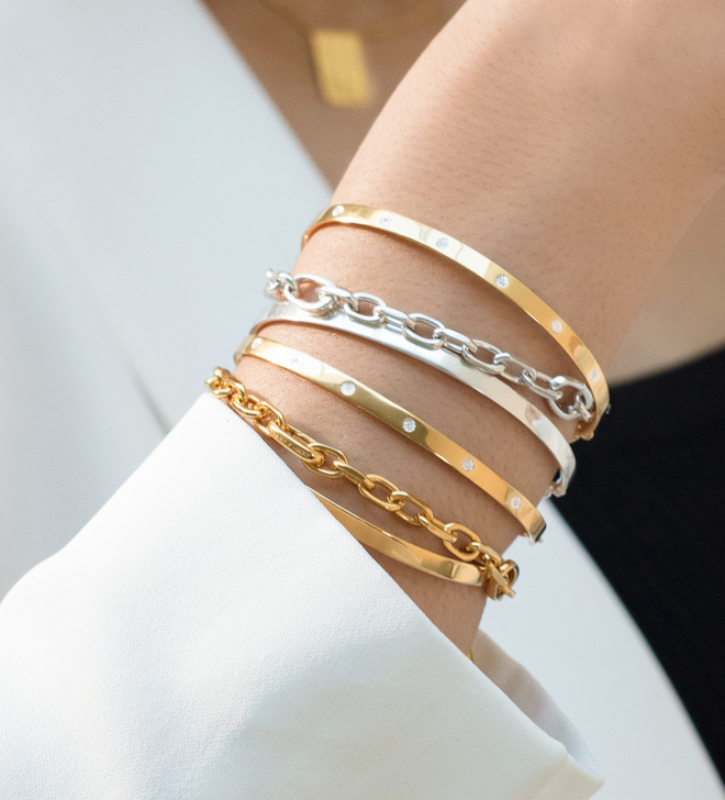 Sentimental Engraved Bracelets | Monica Vinader