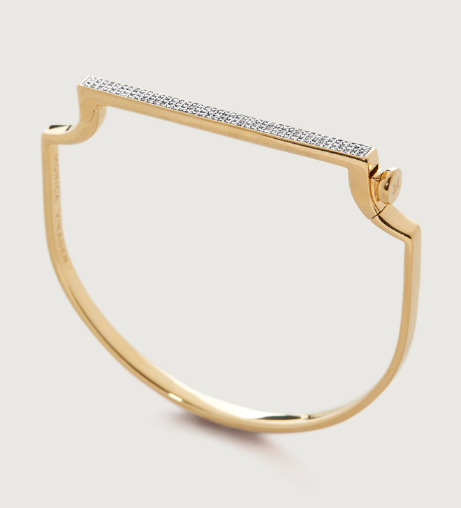 Gold Vermeil & Sterling Silver Bangles | Monica Vinader