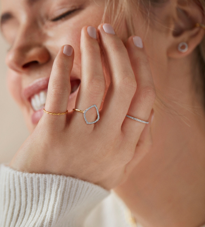 Silver & Gold Rings | Monica Vinader
