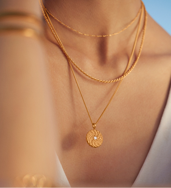 Engraved Gold & Silver Lockets | Monica Vinader