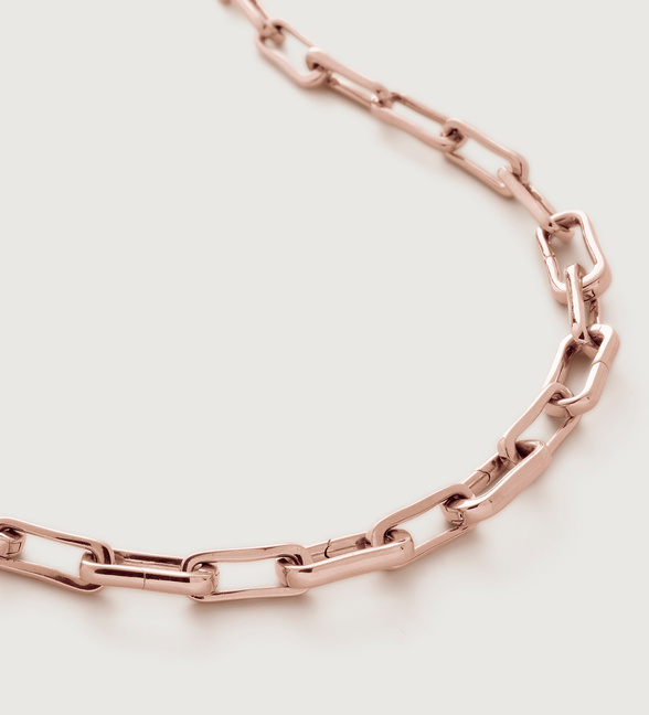 18ct Rose Gold Necklaces | Monica Vinader