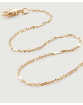 14k Solid Gold Necklaces | Monica Vinader