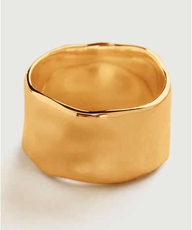 Gold & Silver Chunky Rings | Monica Vinader
