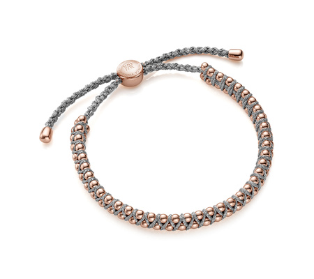 Rio Friendship Bracelet in 18ct Rose Gold Vermeil on Sterling Silver ...
