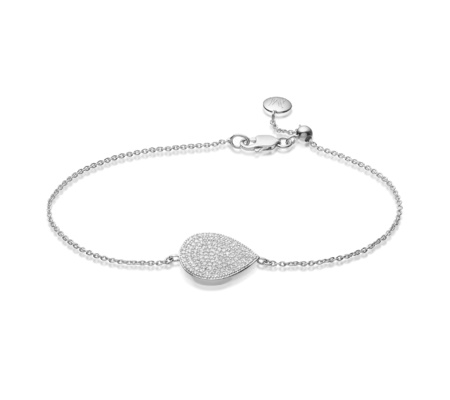 Alma Bracelet in Sterling Silver and Diamond | Jewellery by Monica Vinader