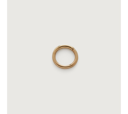Infinity Single Mini Huggie Earring 6mm in 14k Solid Gold | Jewellery ...