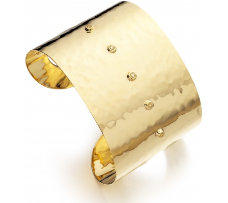 Ava Cuff in Wax and Yellow Sapphire | Jewellery by Monica Vinader