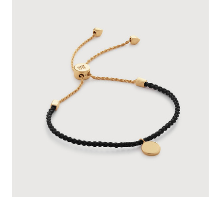Linear Disc Friendship Chain Bracelet in 18ct Gold Vermeil on Sterling ...