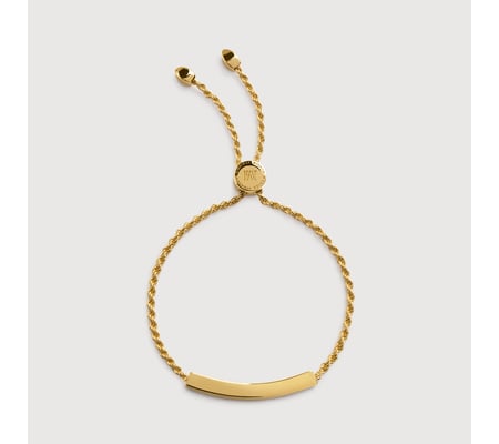 Linear Chain Bracelet in 18k Gold Vermeil on Sterling Silver ...