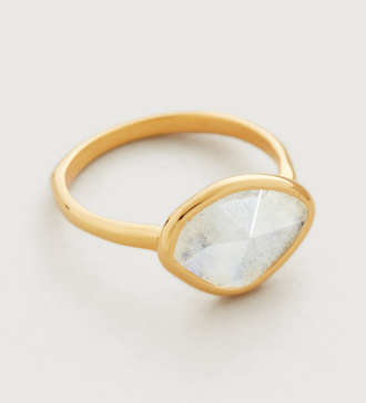 Siren Hammered Ring in 18ct Gold Vermeil on Sterling Silver | Jewellery ...