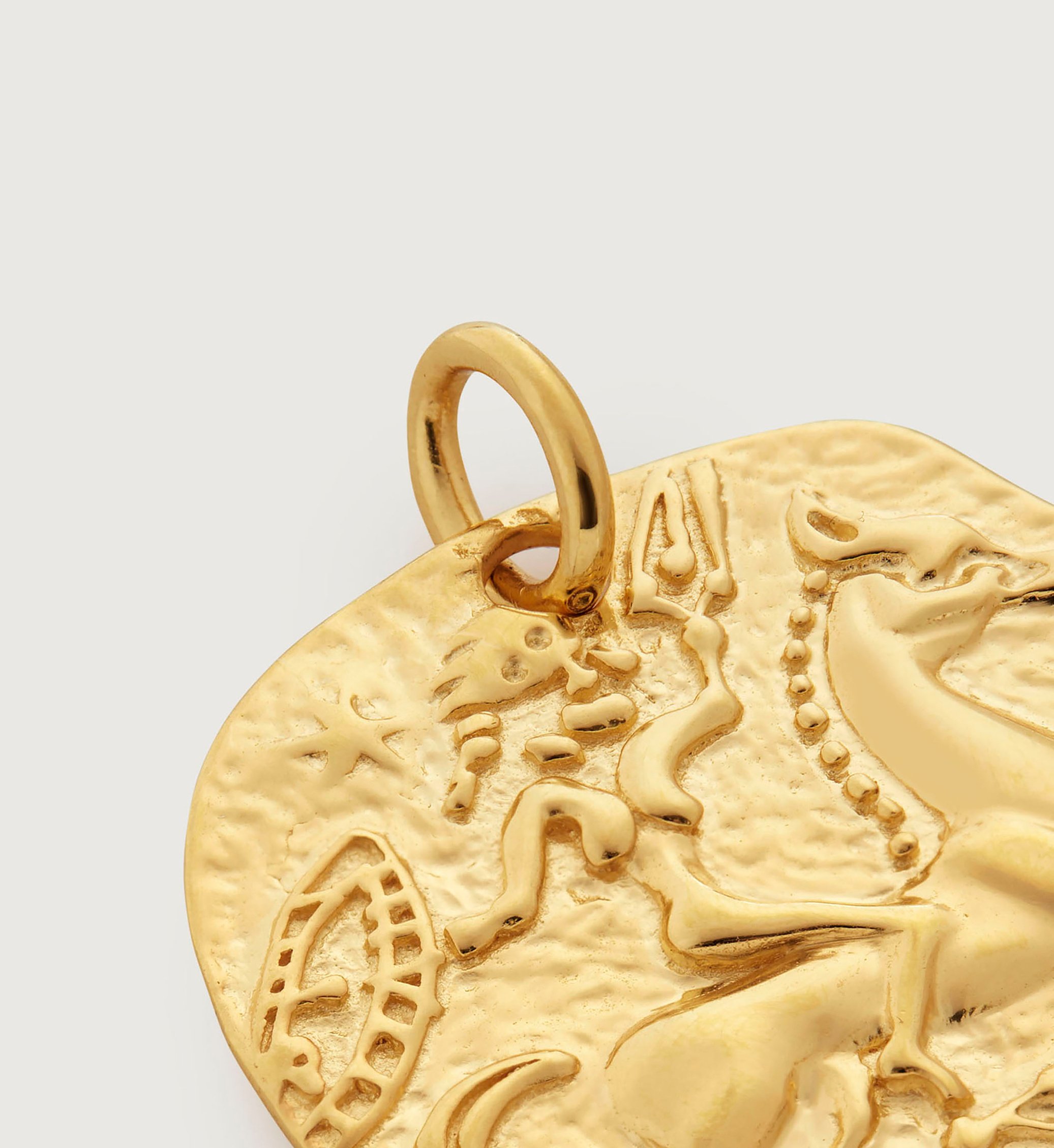 Goddess Coin Pendant in 18k Gold Vermeil on Sterling Silver | Jewellery ...