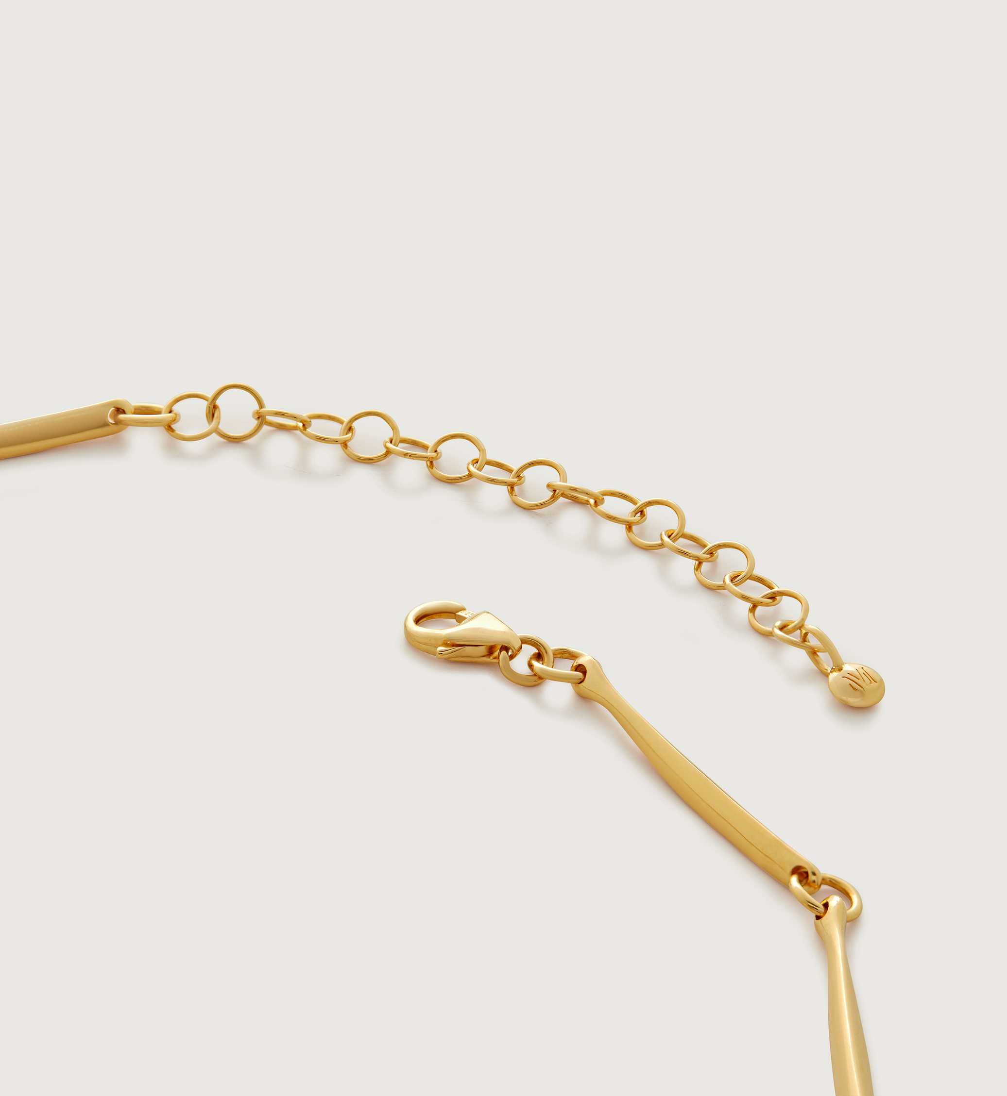 Nura Round Pearl Drop Necklace Adjustable 41-46 cm/16-18' in 18k Gold ...