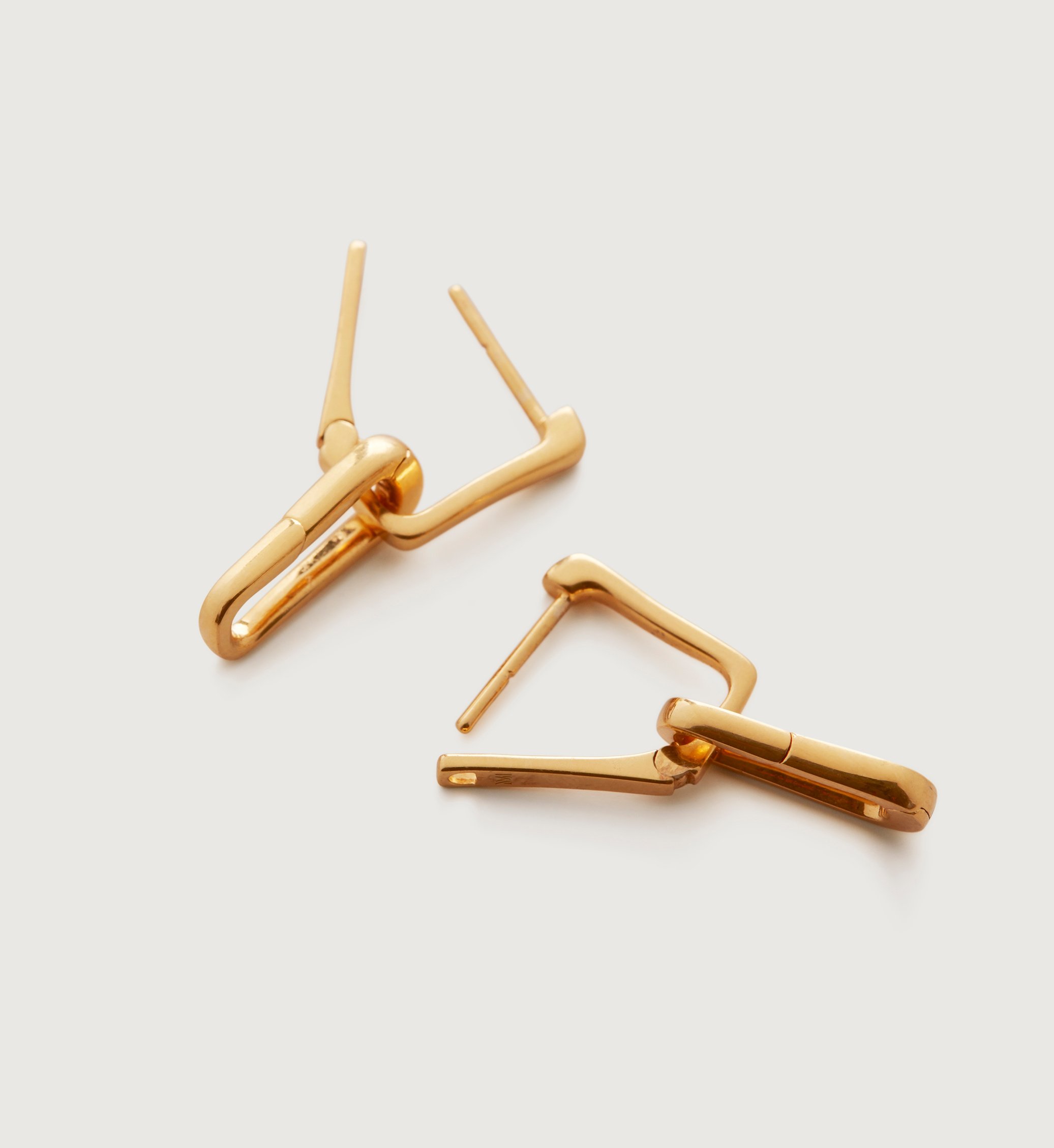 Alta Charm Earrings in 18k Gold Vermeil on Sterling Silver | Jewellery ...