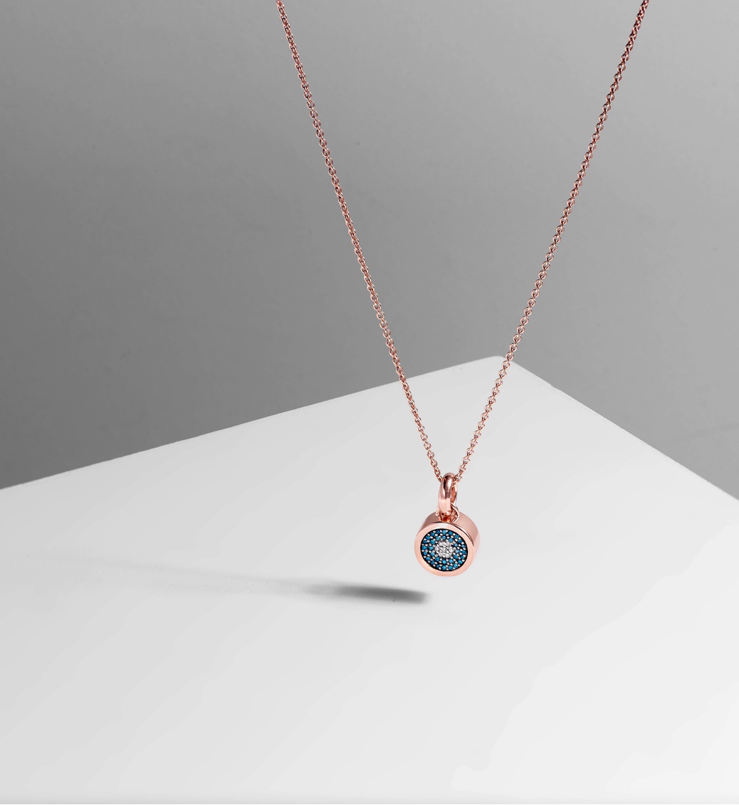 Monica vinader evil eye necklace store