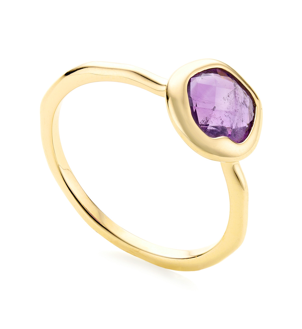 Riva Stacking Ring in 18ct Gold Vermeil On Sterling Silver | Jewellery ...