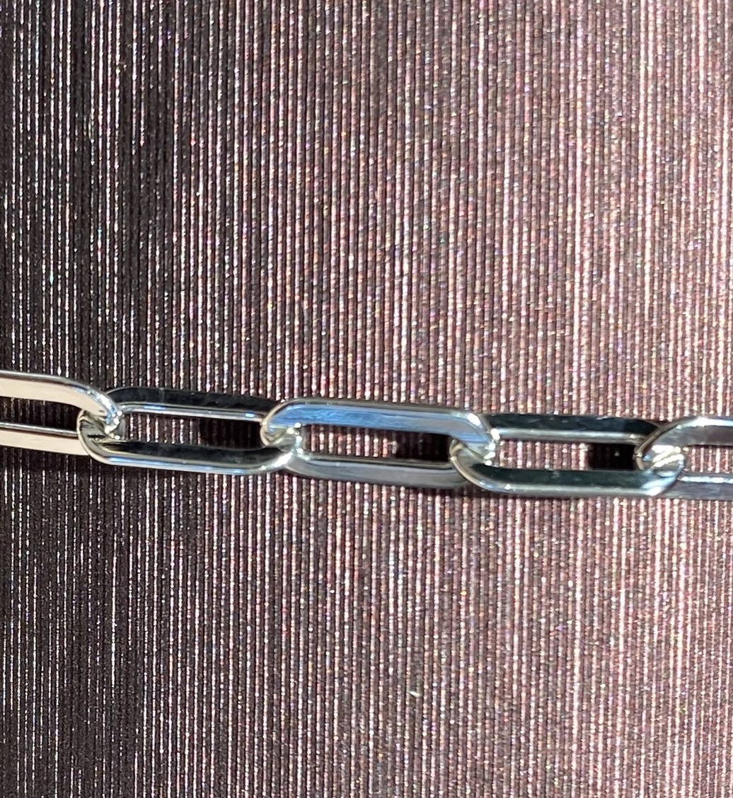 Deco Link Chain Bracelet in Sterling Silver and No Stone | Jewellery by ...