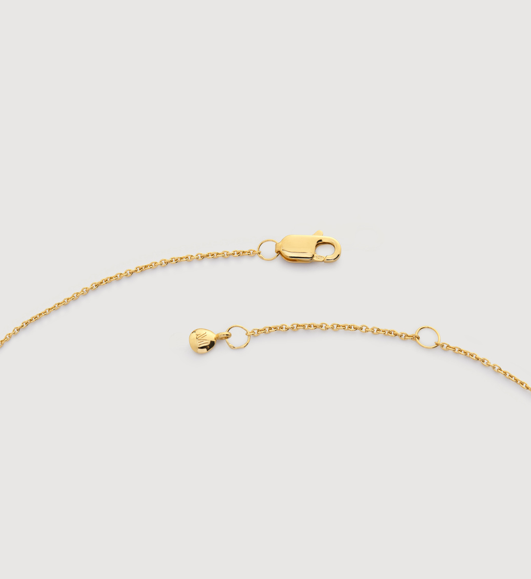 Pisces Zodiac Chain Necklace in 18k Gold Vermeil on Sterling Silver ...