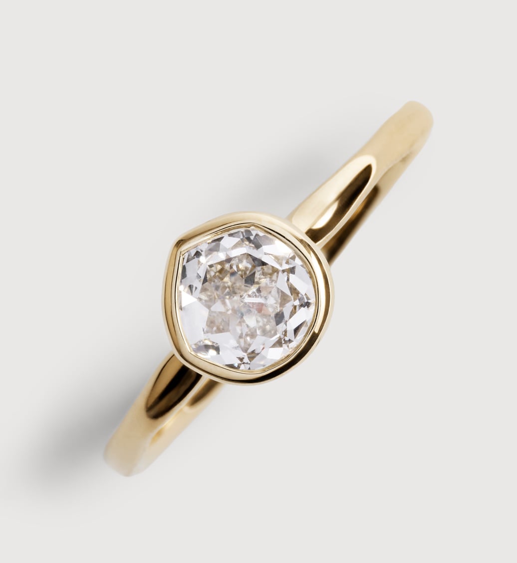 MV Siren™ Solitaire Diamond Ring 0.5ct in 14k Solid Gold and Lab Grown ...
