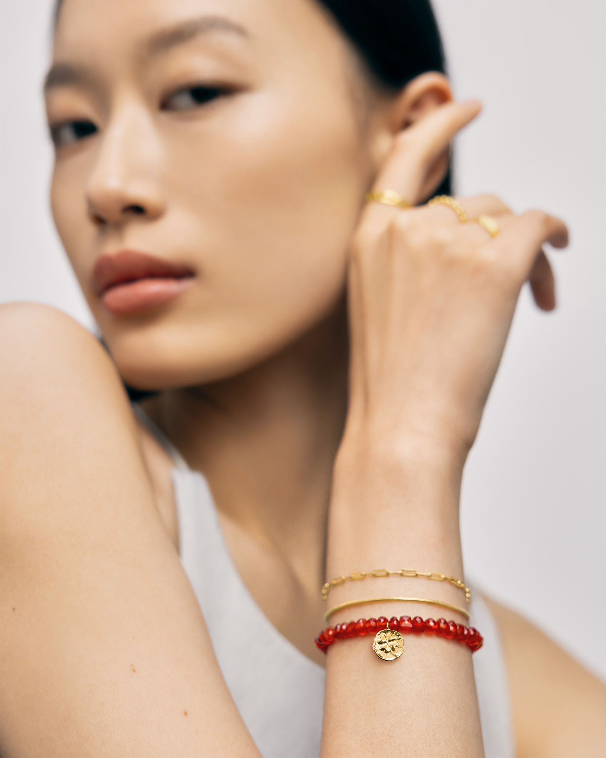 Monica vinader red bracelet store