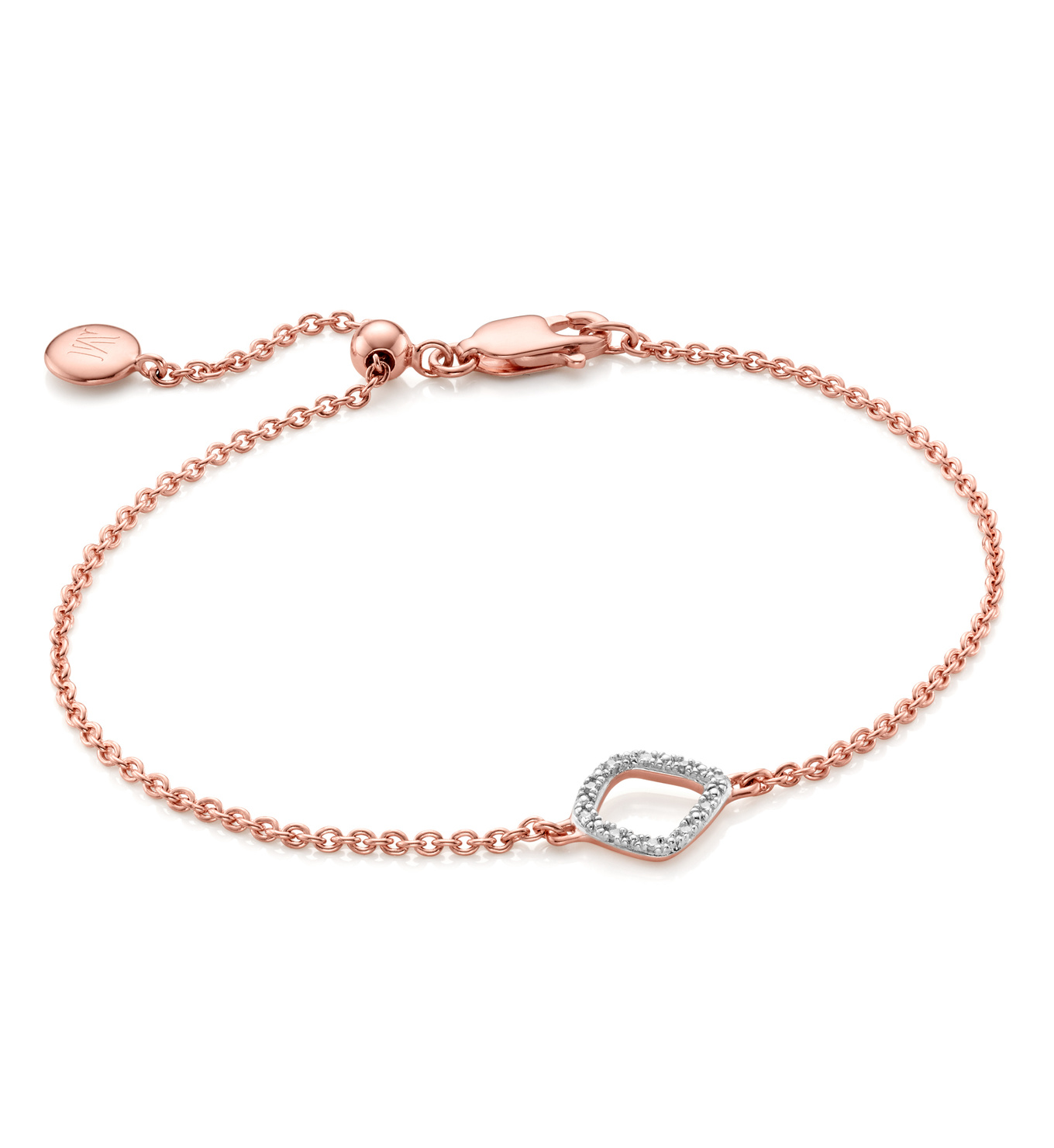 Riva Mini Kite Bracelet in 18k Rose Gold Vermeil On Sterling Silver and ...