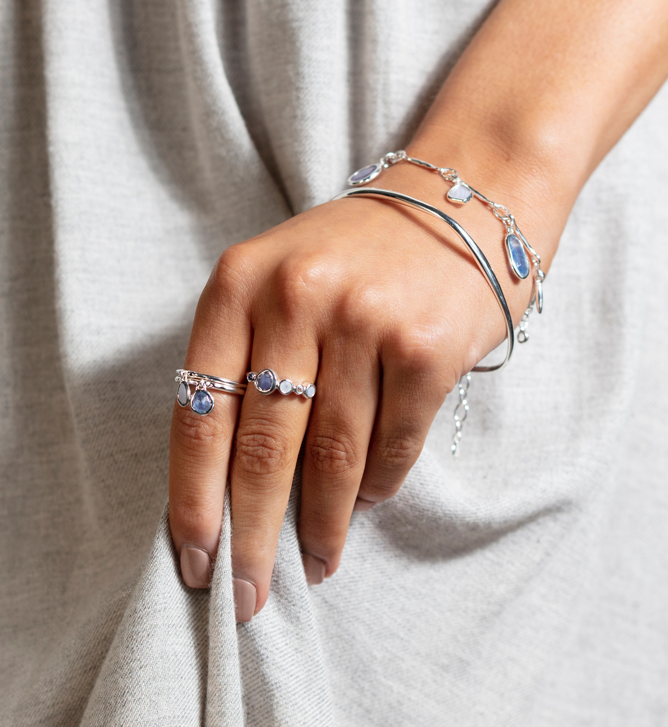 Siren Charm Ring in 18ct Rose Gold Vermeil on Sterling Silver and ...