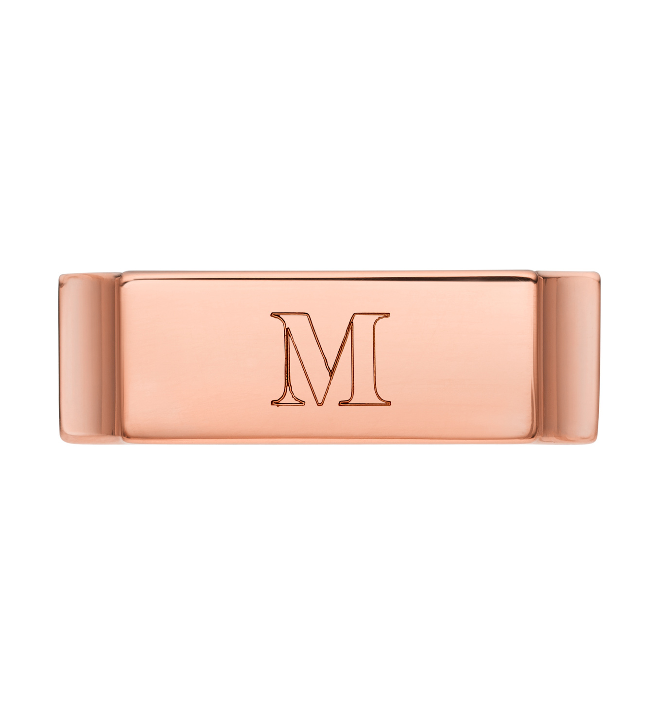 Signature Wide Ring in 18ct Rose Gold Vermeil On Sterling Silver ...