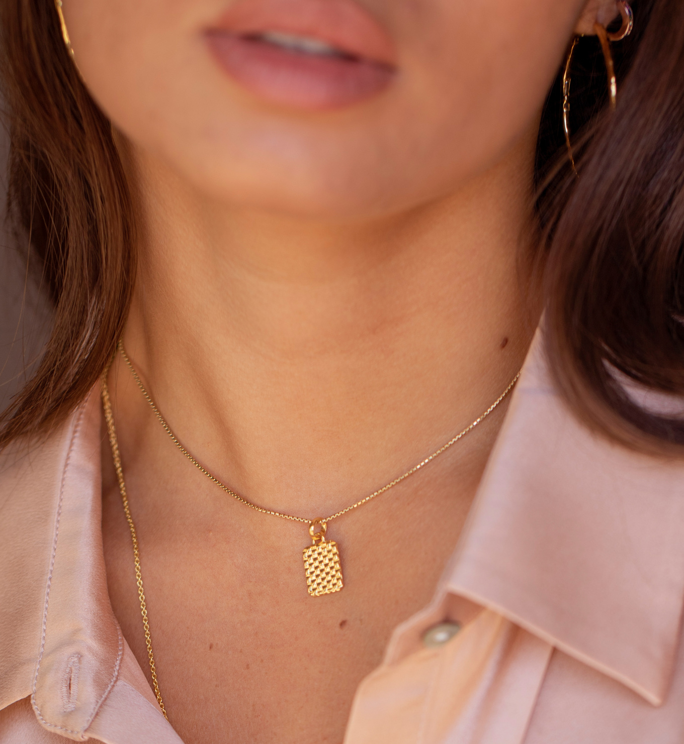 Fine Oval Box Chain Necklace adjustable 46cm/18' in Sterling Silver ...