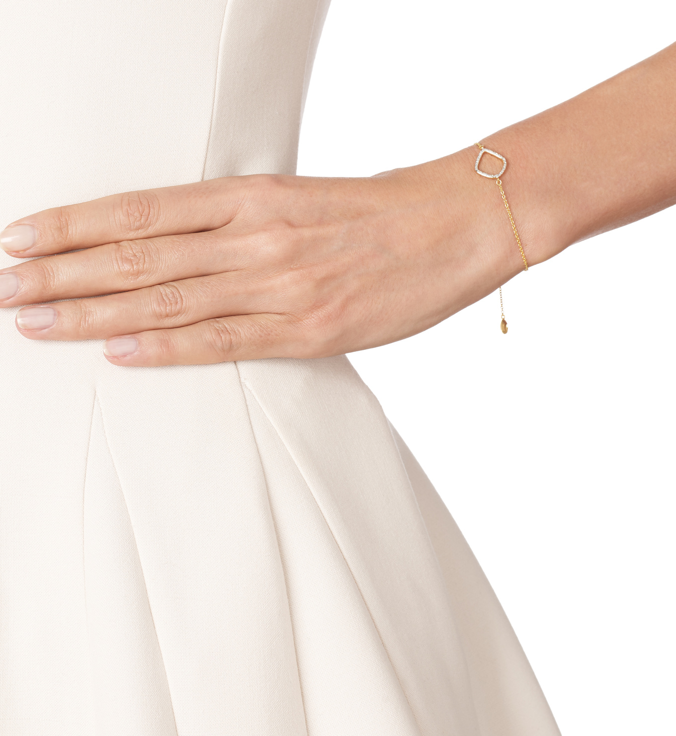 Riva Diamond Kite Chain Bracelet in 18k Gold Vermeil on Sterling Silver ...