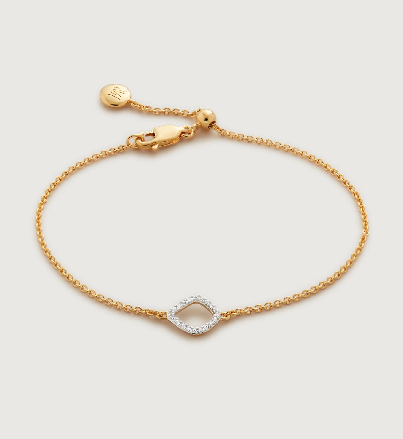 Riva Mini Kite Bracelet in 18k Gold Vermeil on Sterling Silver and ...