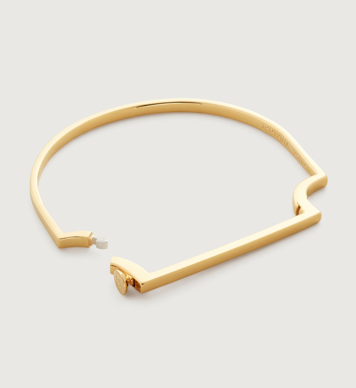 Signature Slim Bangle in 18k Gold Vermeil on Sterling Silver ...