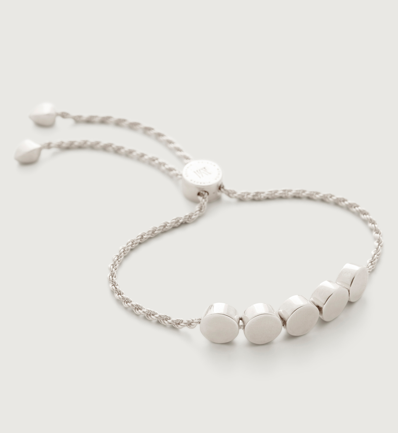 Linear Bead Friendship Chain Bracelet in Sterling Silver | Jewellery by ...