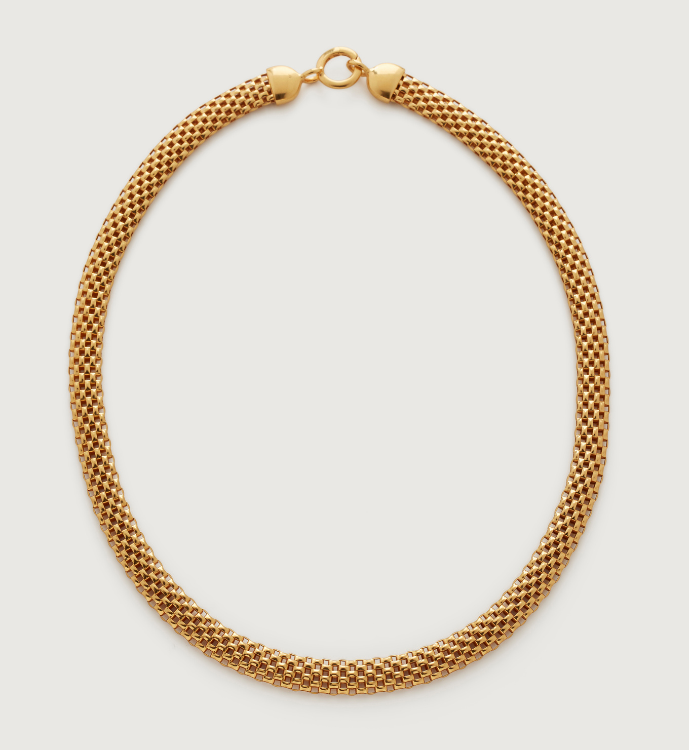 Heirloom Woven Chain Necklace in 18k Gold Vermeil on Sterling Silver ...