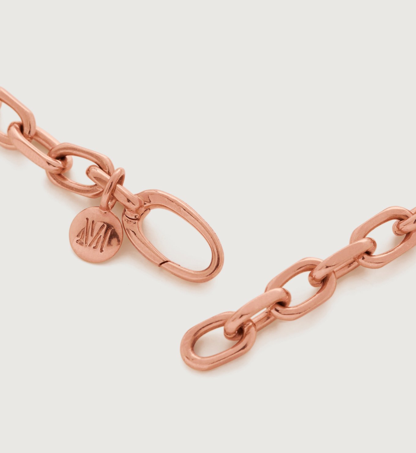 Alta Capture Mini Link Charm Bracelet in 18k Rose Gold Vermeil On ...