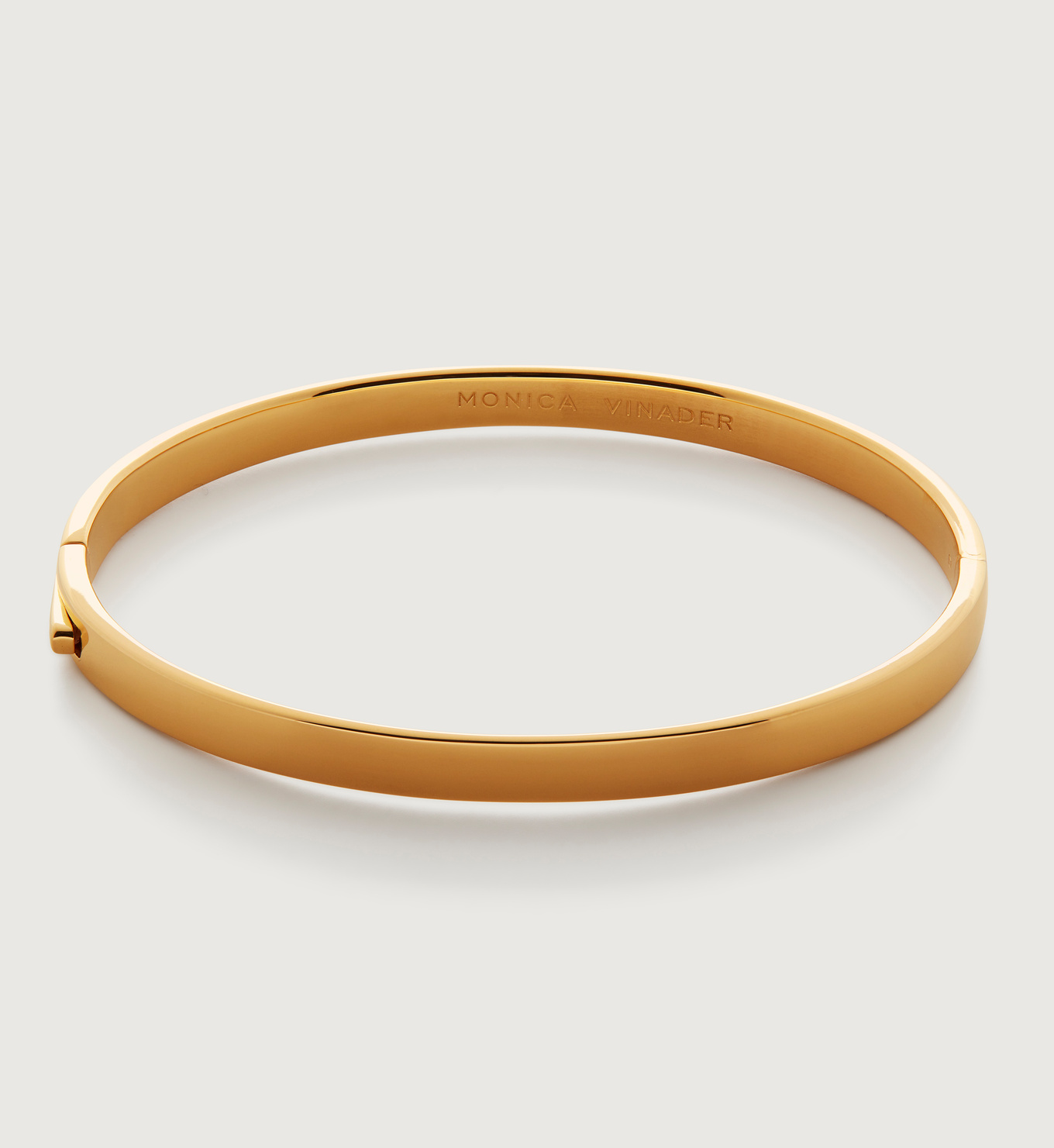 Essential Bangle in 18k Gold Vermeil on Sterling Silver | Jewellery by Monica Vinader