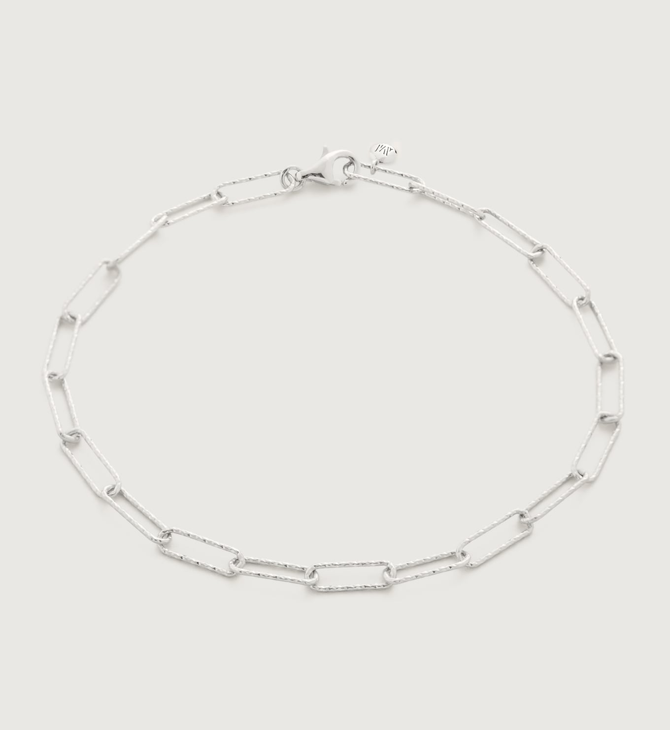 Alta Textured Mini Chain Bracelet in Sterling Silver | Jewellery by ...