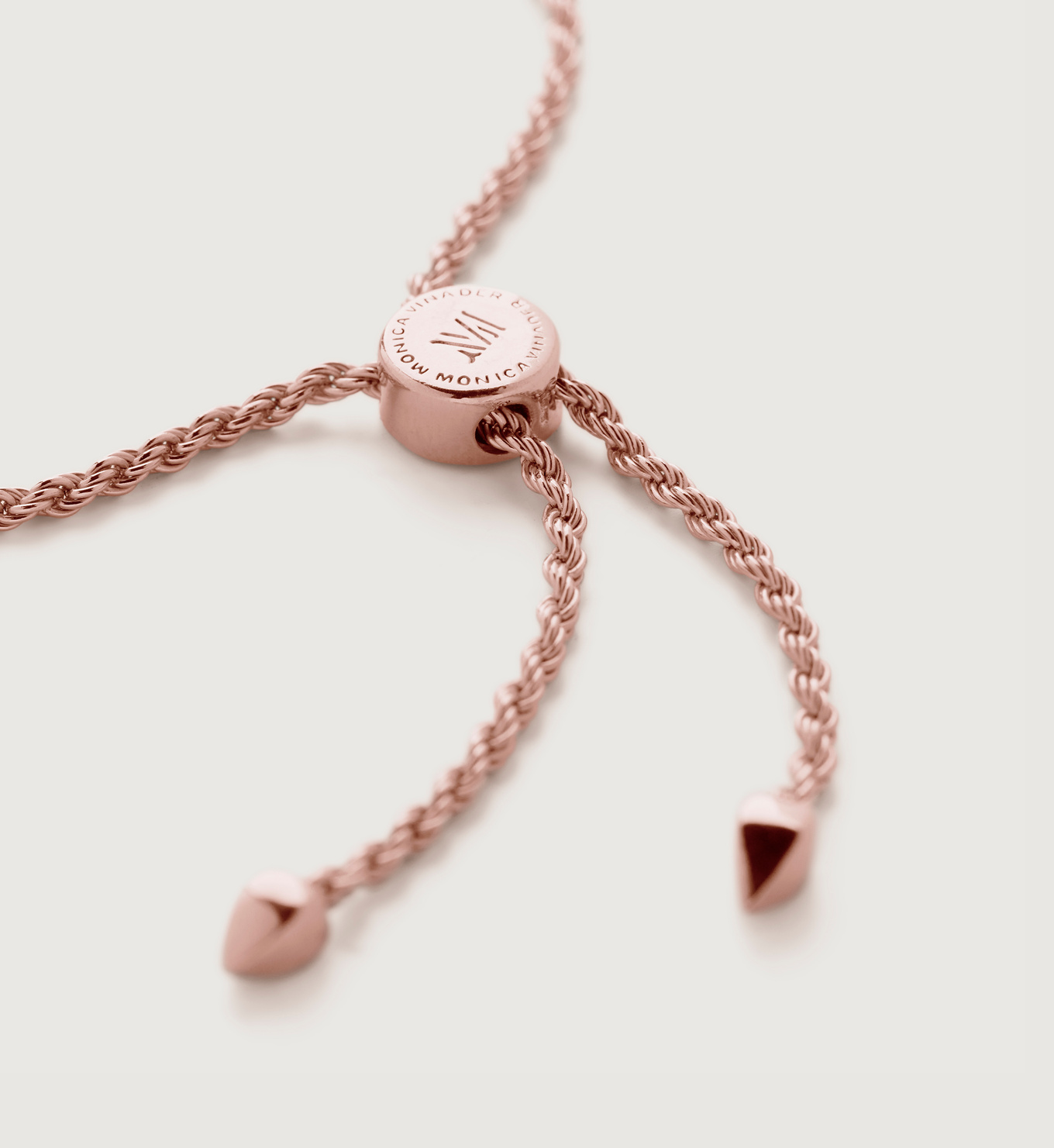 Linear Chain Bracelet in 18k Rose Gold Vermeil On Sterling Silver ...