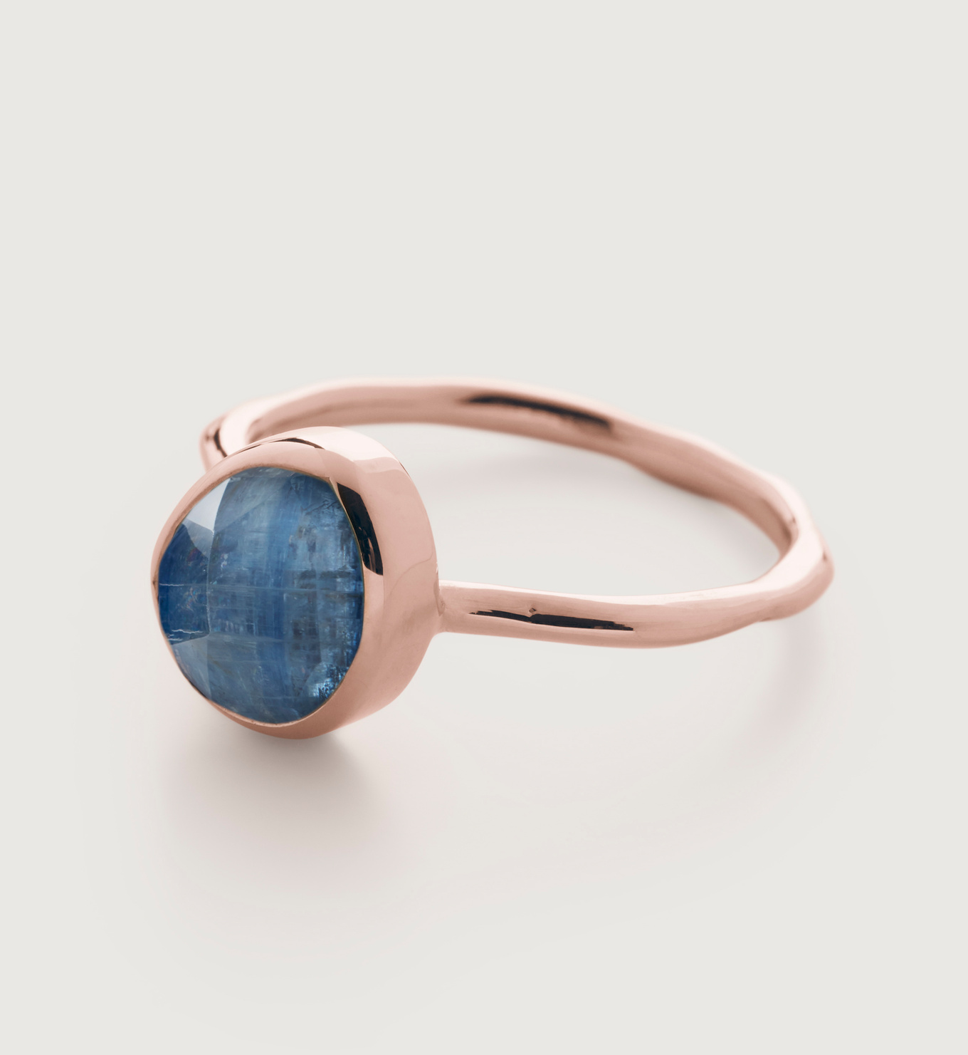 Siren Stacking Ring Set - Amazonite, Kyanite and Rose Quartz ...