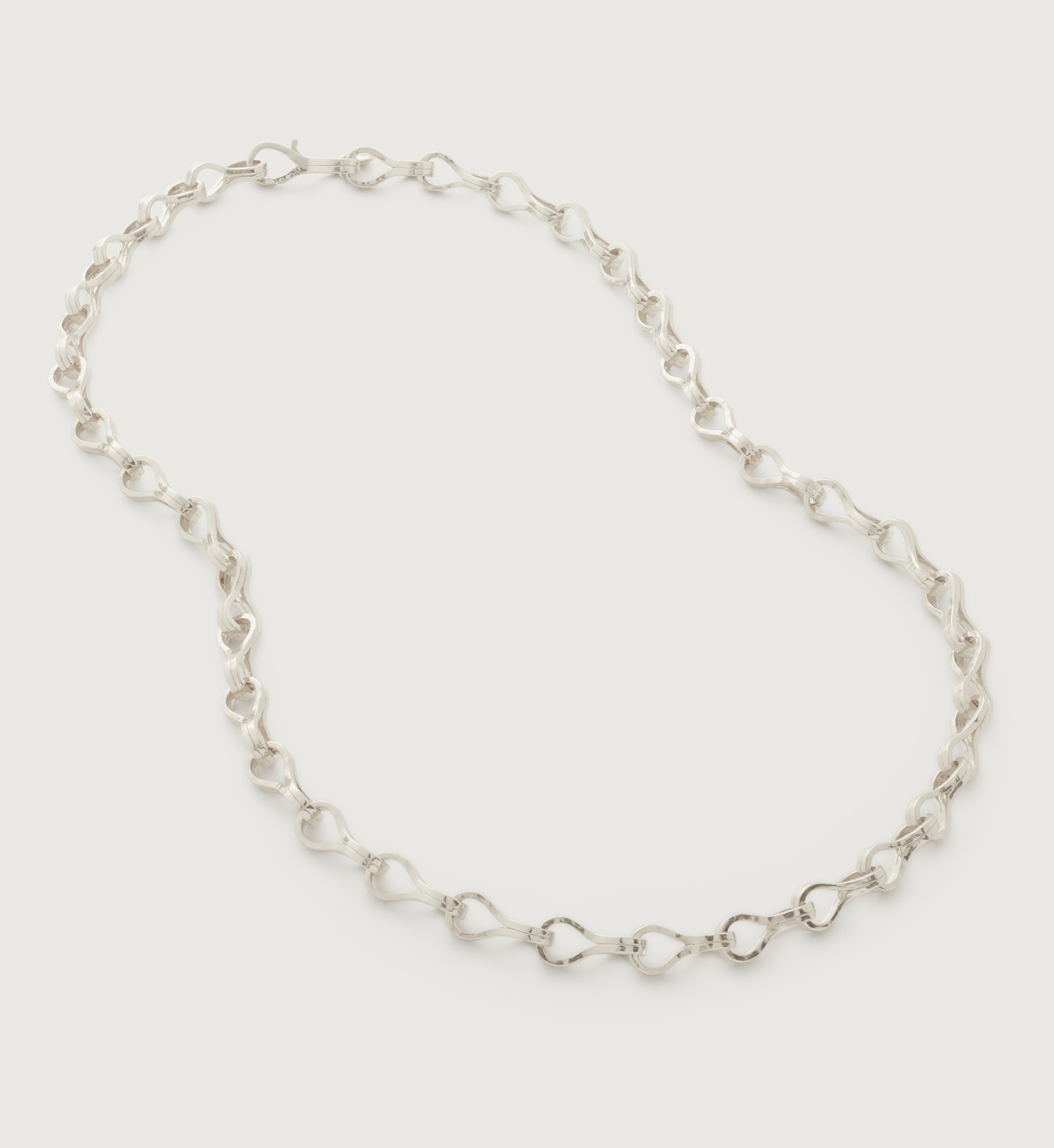 Infinity Link Necklace Adjustable 50cm/20” in Sterling Silver ...