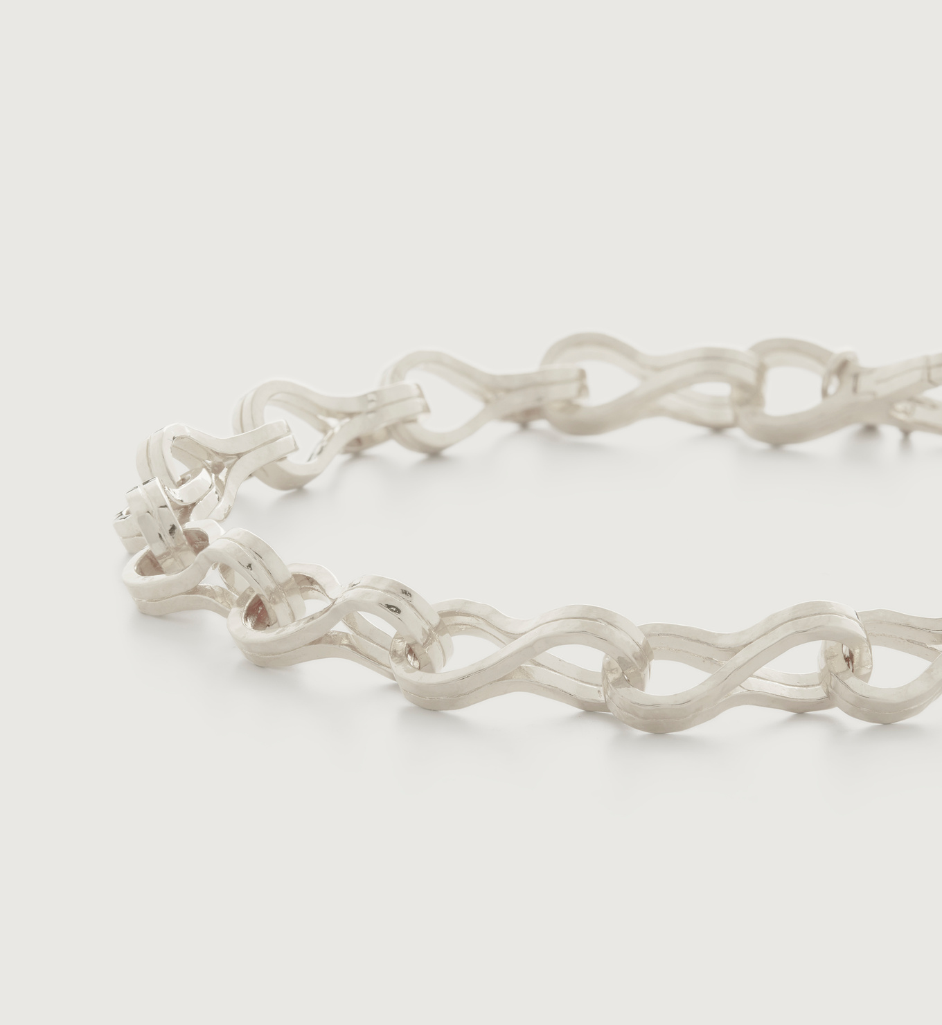 Infinity Link Bracelet in Sterling Silver | Jewellery by Monica Vinader