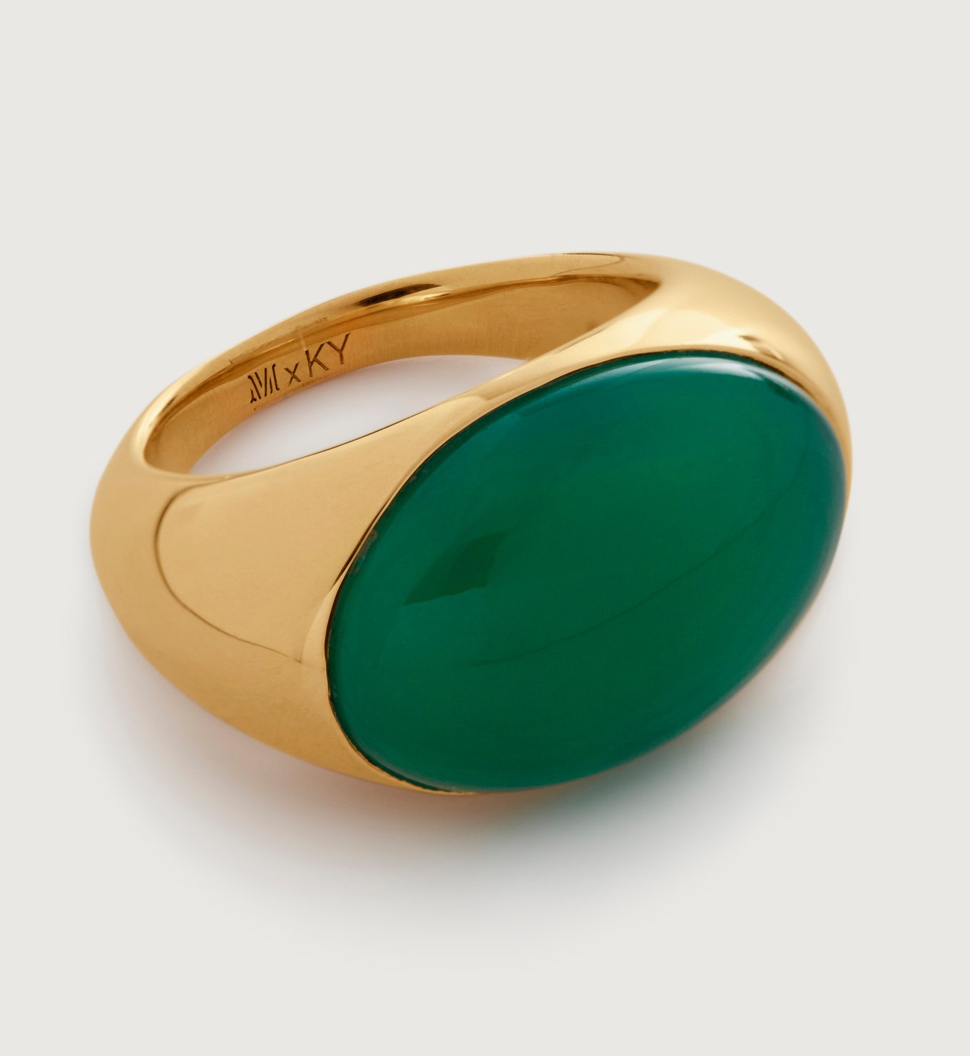 Kate Young Gemstone Ring in 18k Gold Vermeil on Sterling Silver and ...