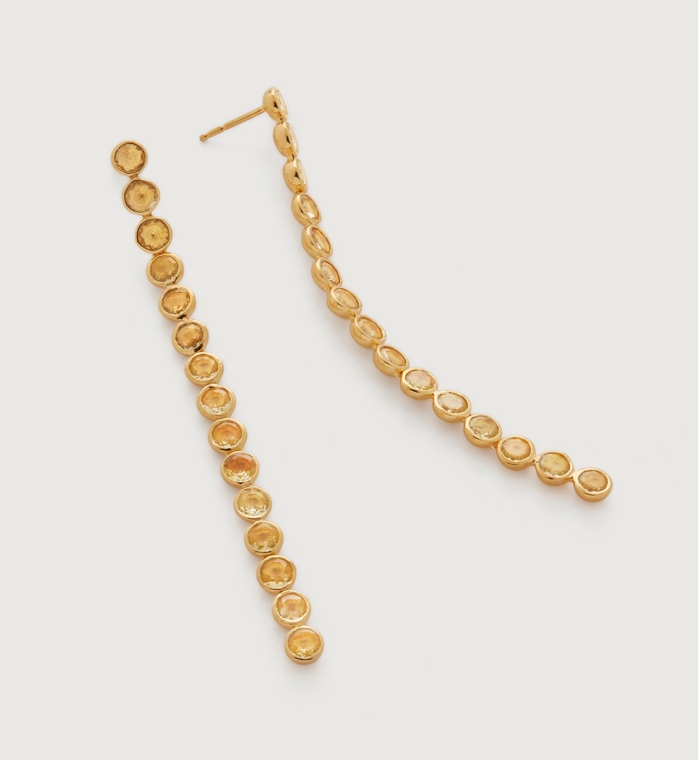 Kate Young Gemstone Cocktail Earrings in 18k Gold Vermeil on Sterling ...