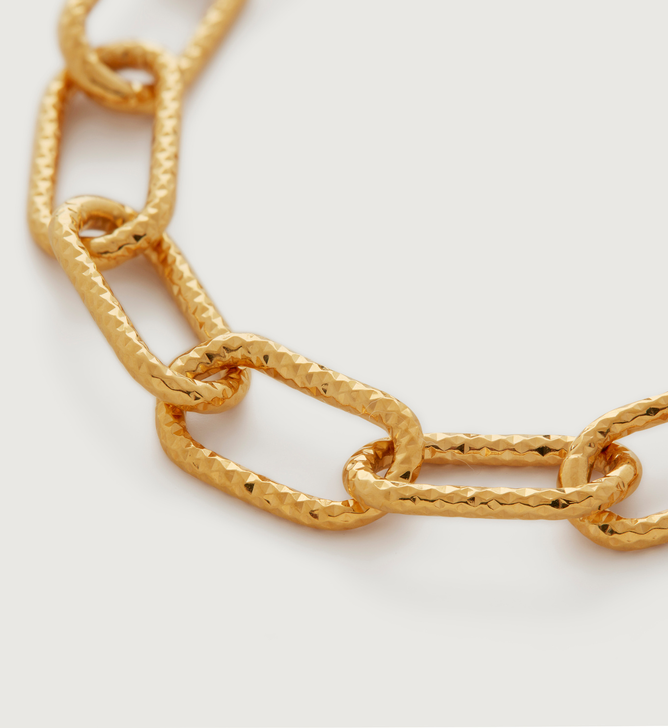 Alta Textured Chain Bracelet in 18k Gold Vermeil on Sterling Silver ...