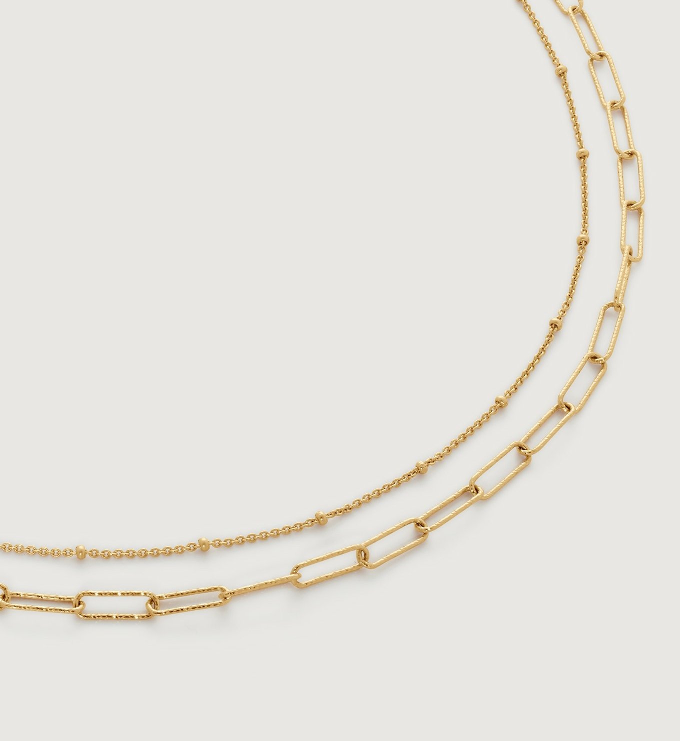 Alta Textured and Fine Beaded Chain Necklace Set | Jewellery Sets ...