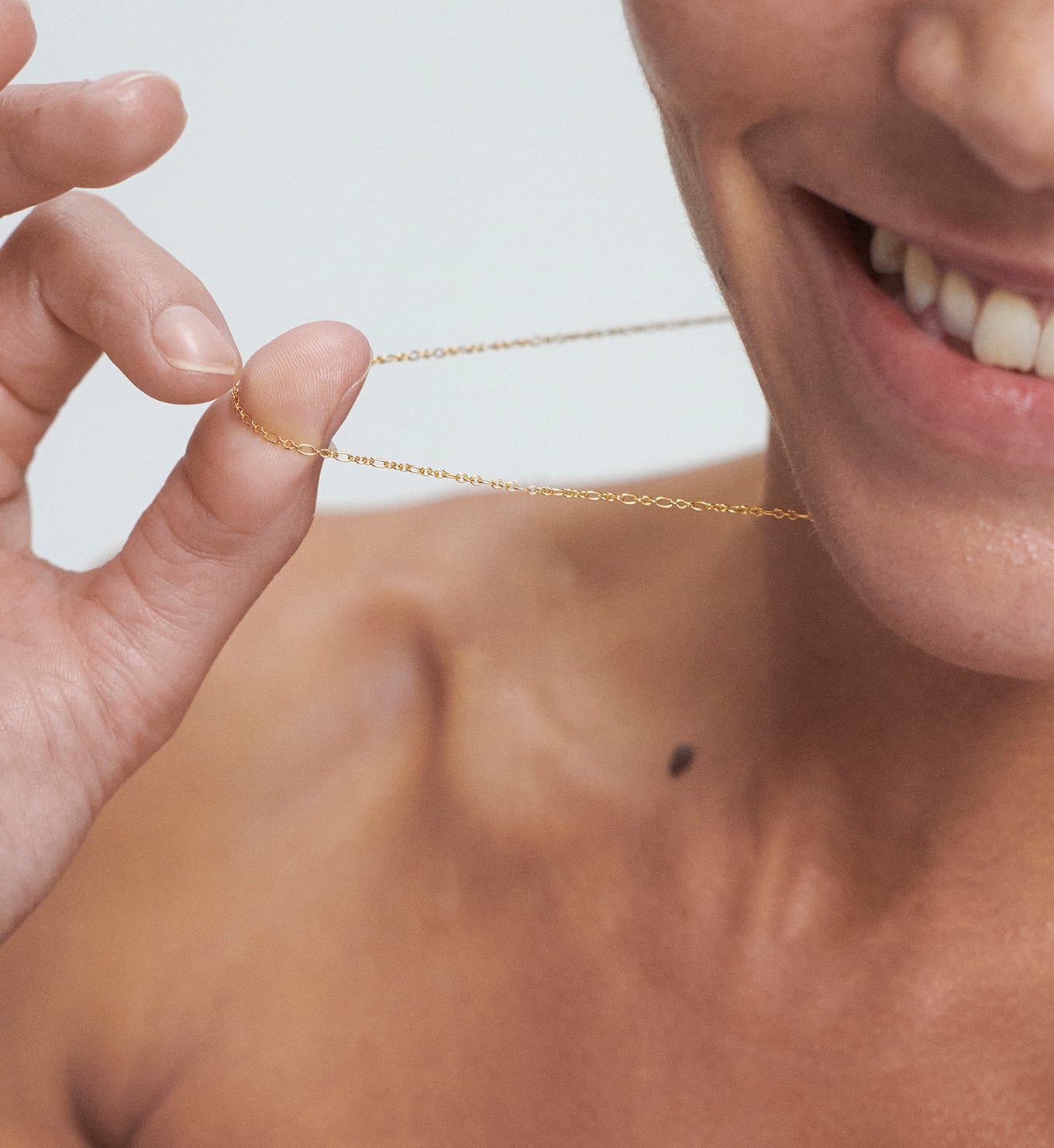 Woven Chain Necklace in 18k Gold Vermeil on Sterling Silver | Jewellery ...
