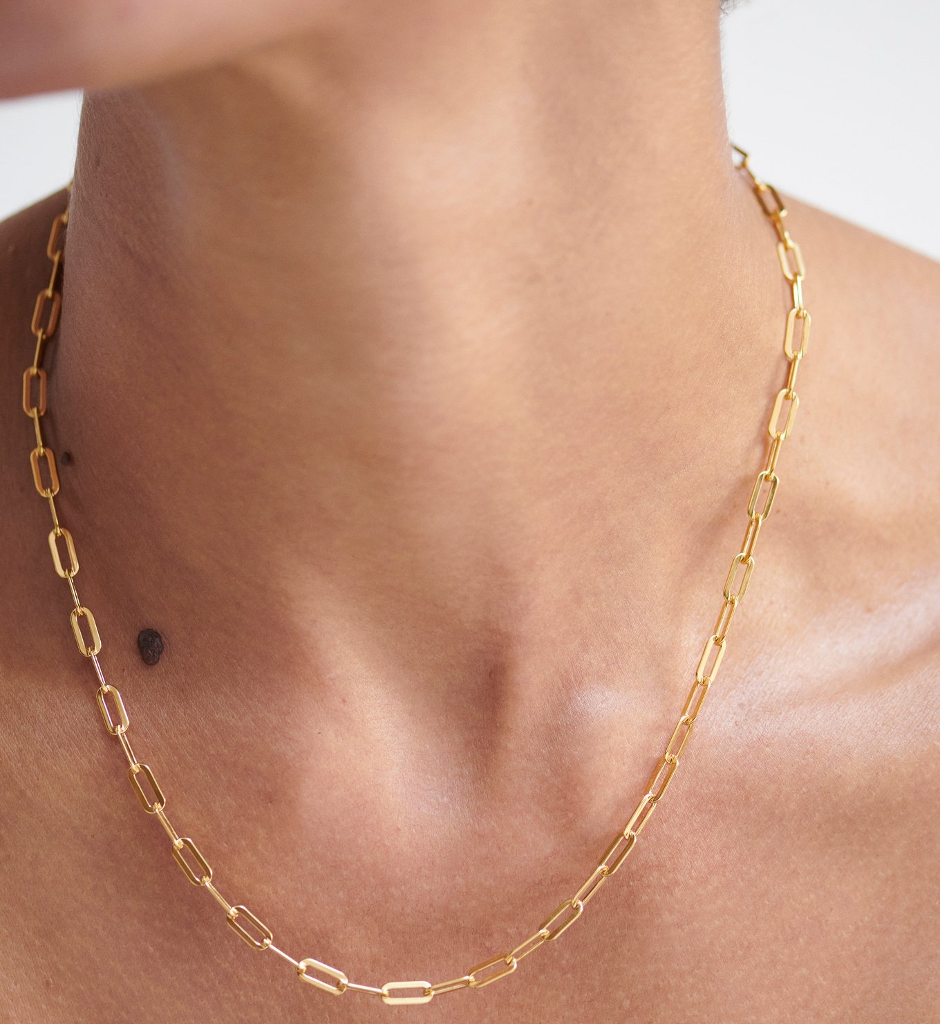 Bold Paperclip Chain Necklace 20' in 18k Gold Vermeil on Sterling ...