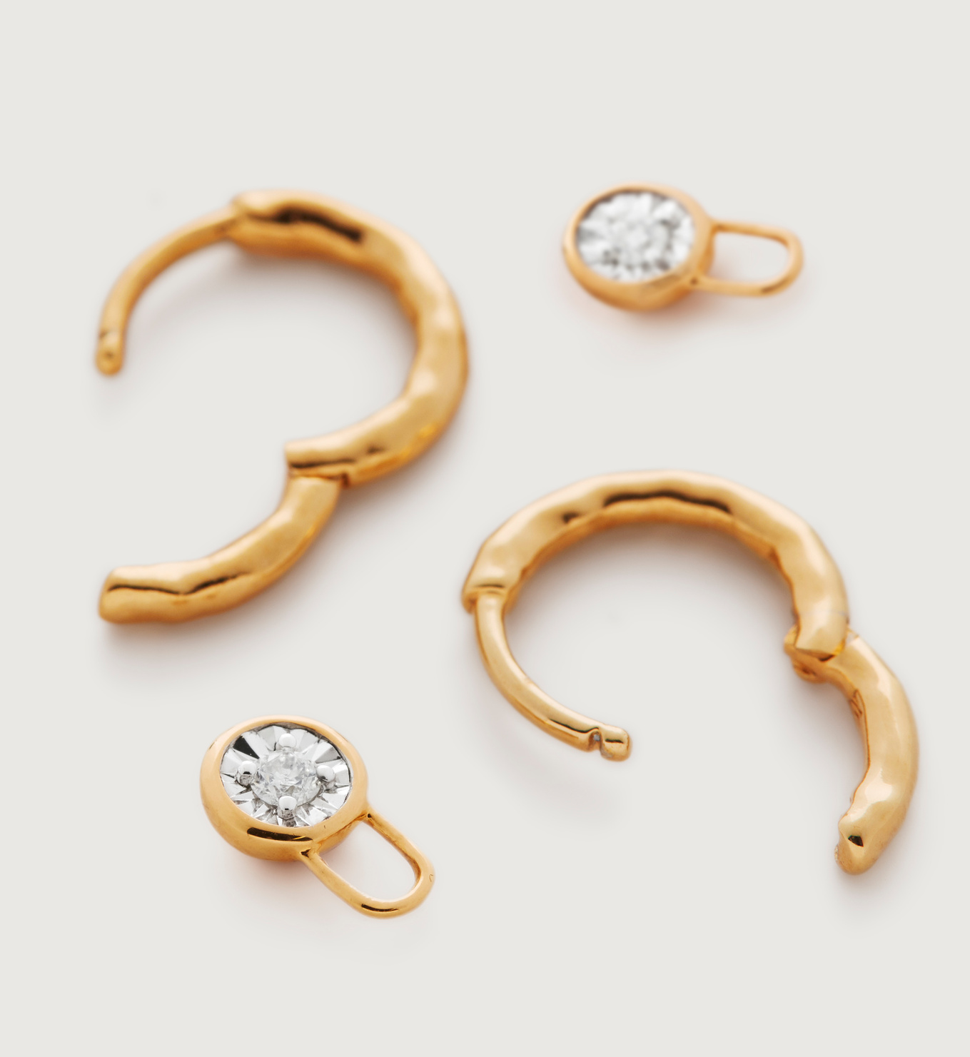 Siren Muse Lab Grown Diamond Essential Mini Huggie Earrings | Jewellery ...
