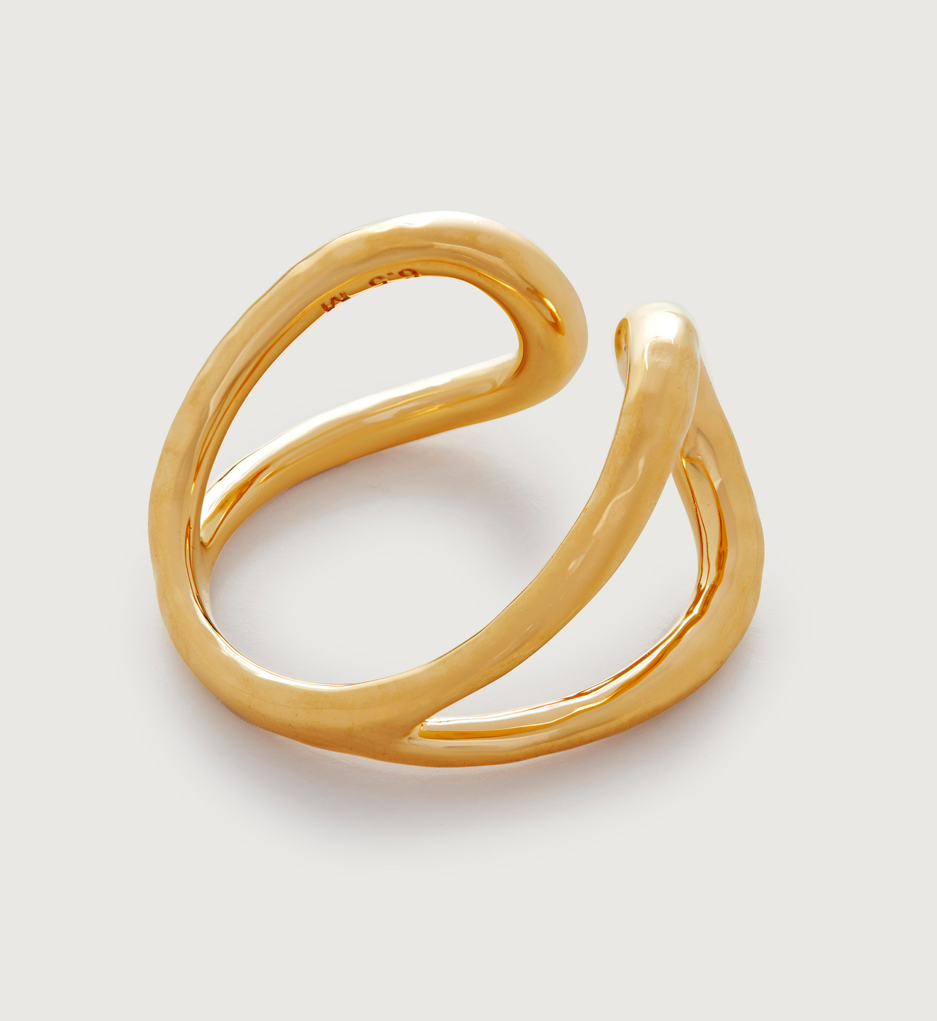 Flow Wrap Ring in 18k Gold Vermeil on Sterling Silver | Jewellery by ...