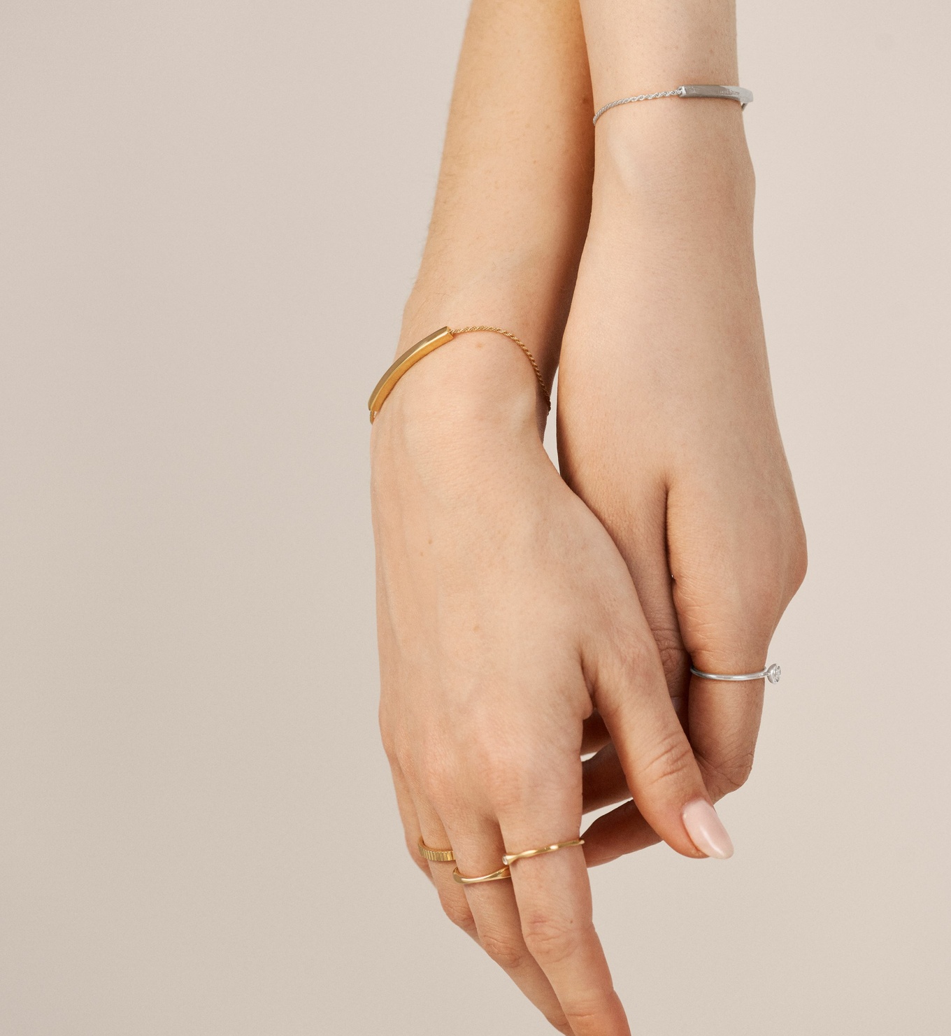 Linear Mini Friendship Chain Bracelet in Sterling Silver | Jewellery by ...