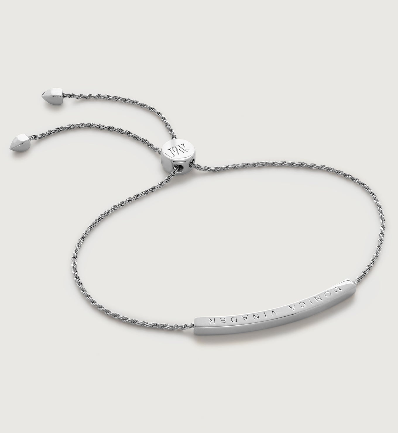 Linear Mini Friendship Chain Bracelet in Sterling Silver | Jewellery by ...